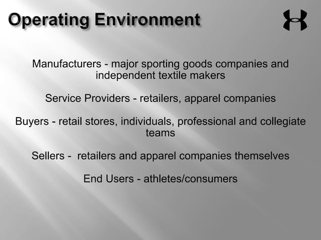 Under Armour Strategic Analysis & Recommendations | PPT