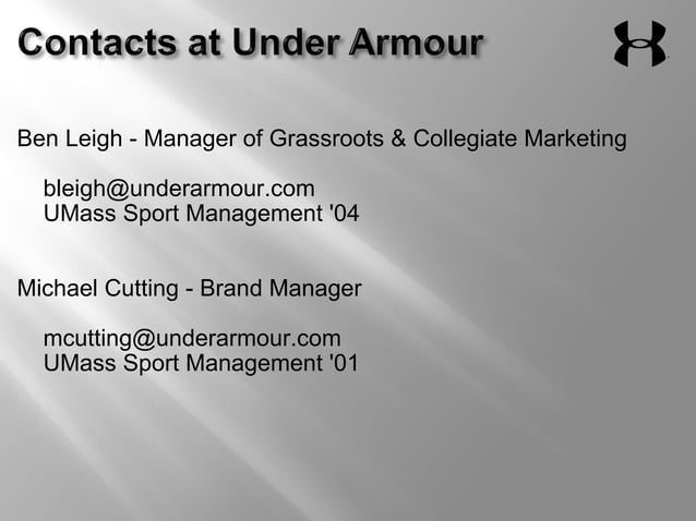 Under Armour Strategic Analysis & Recommendations | PPT