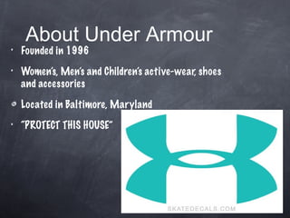 Under Armour Digital Marketing Slide | PDF