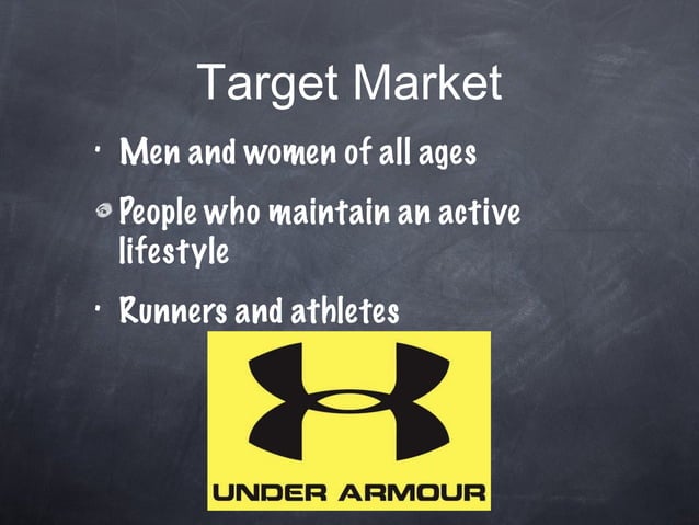 Under Armour Digital Marketing Slide | PPT