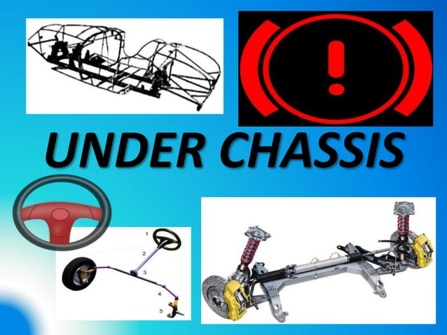 AUTOMOBILE UNDER CHASSIS | PPTX