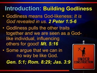 Under Construction Building Godliness | PPT