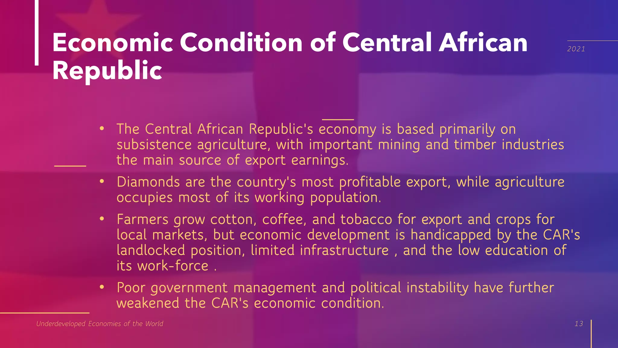 Underdeveloped economies of the world | PPTX