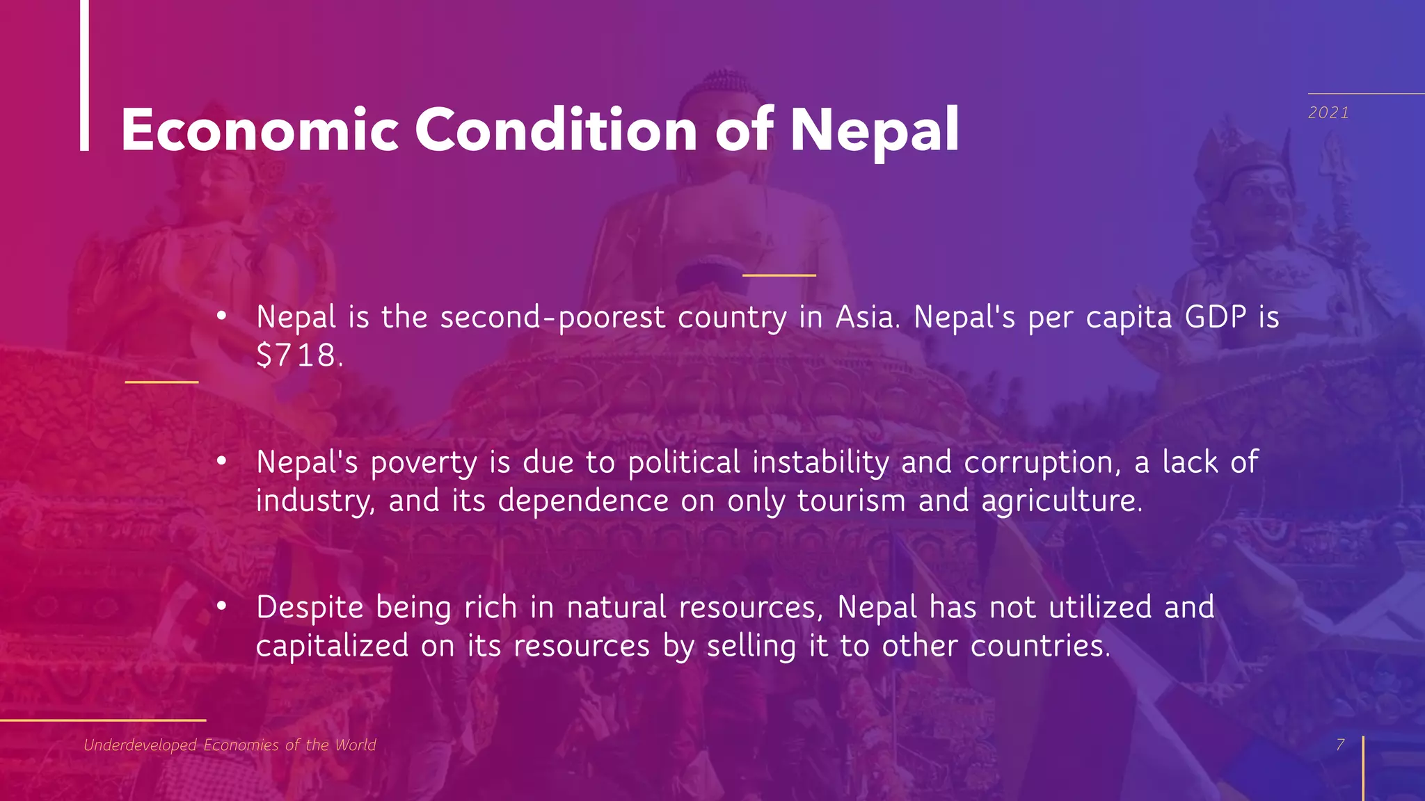 Underdeveloped economies of the world | PPTX