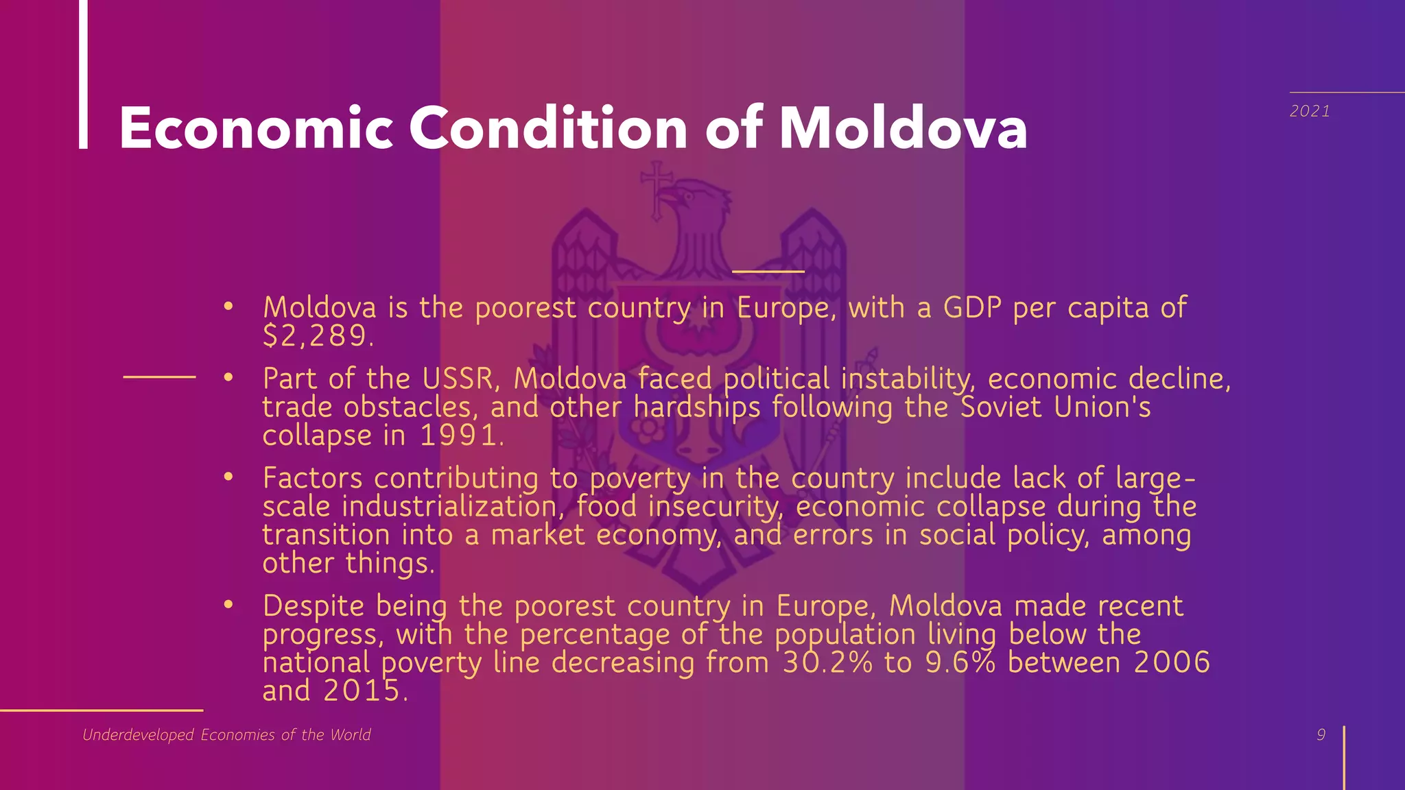 Underdeveloped economies of the world | PPTX