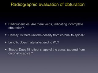 Under filled root canal | PPT | Dental Health | Diseases and Conditions