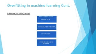 Underfitting and Overfitting in Machine Learning | PPTX