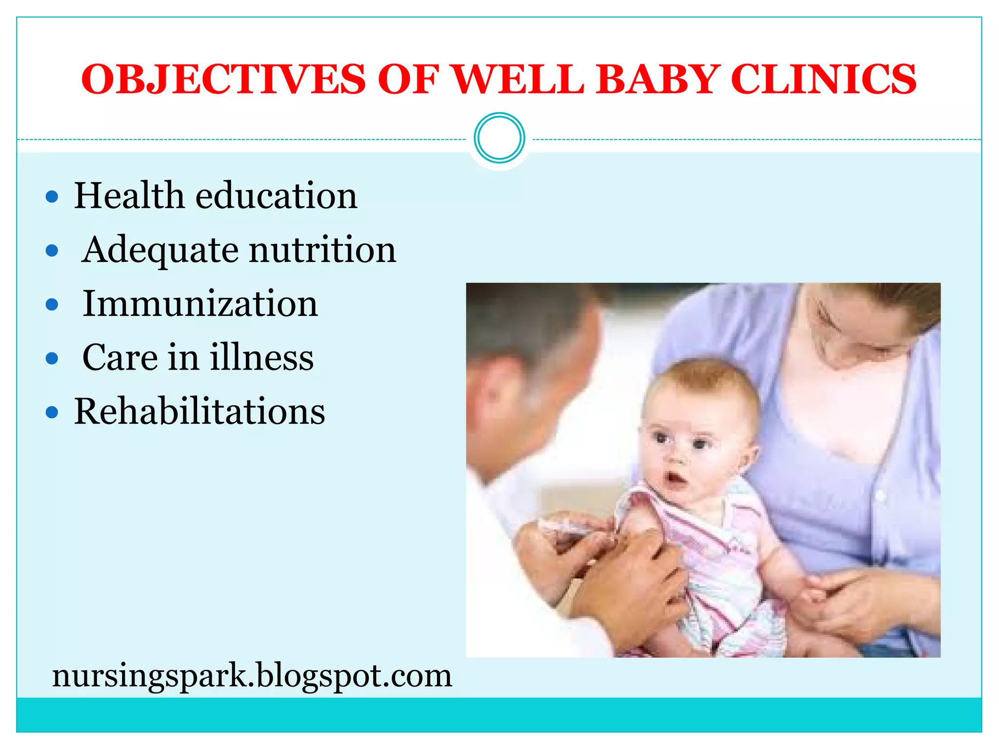 Under five clinic and well baby clinic | PDF