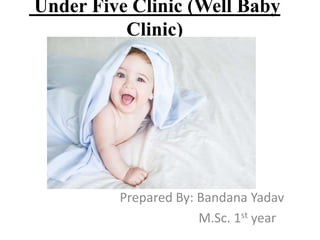 Under Five Clinic (Well Baby Clinic.pptx