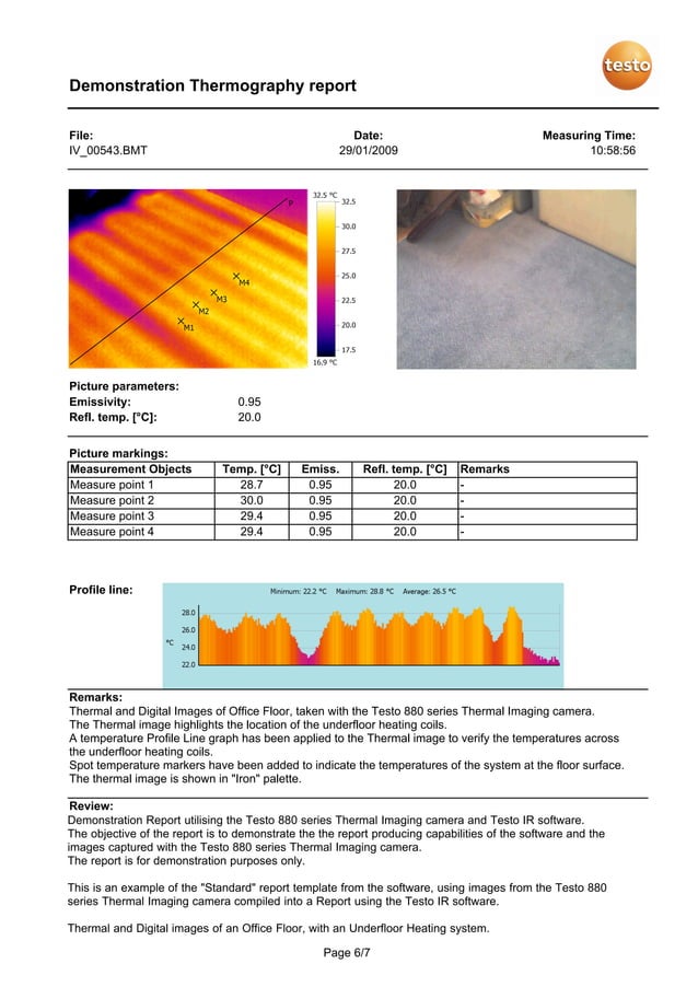 Underfloor heating demo report | PDF
