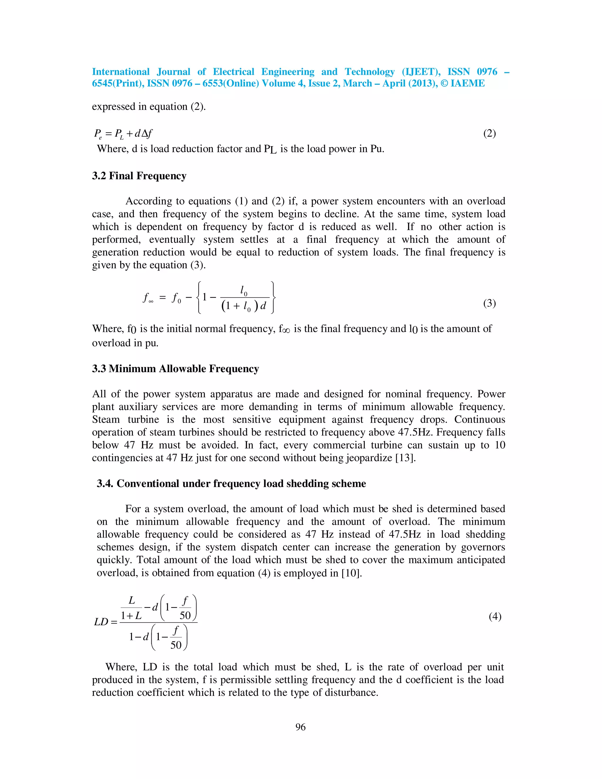Under frequency load shedding for energy management using anfis case study | PDF | Internet of ...