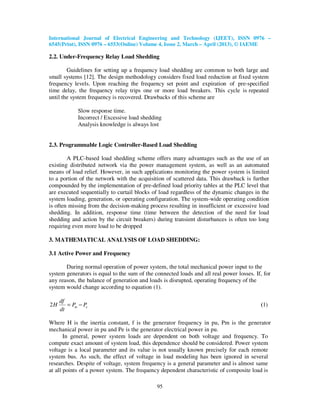 Under frequency load shedding for energy management using anfis case study | PDF | Internet of ...
