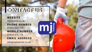 Undergo health and safety training and maintain workplace safety | PPT