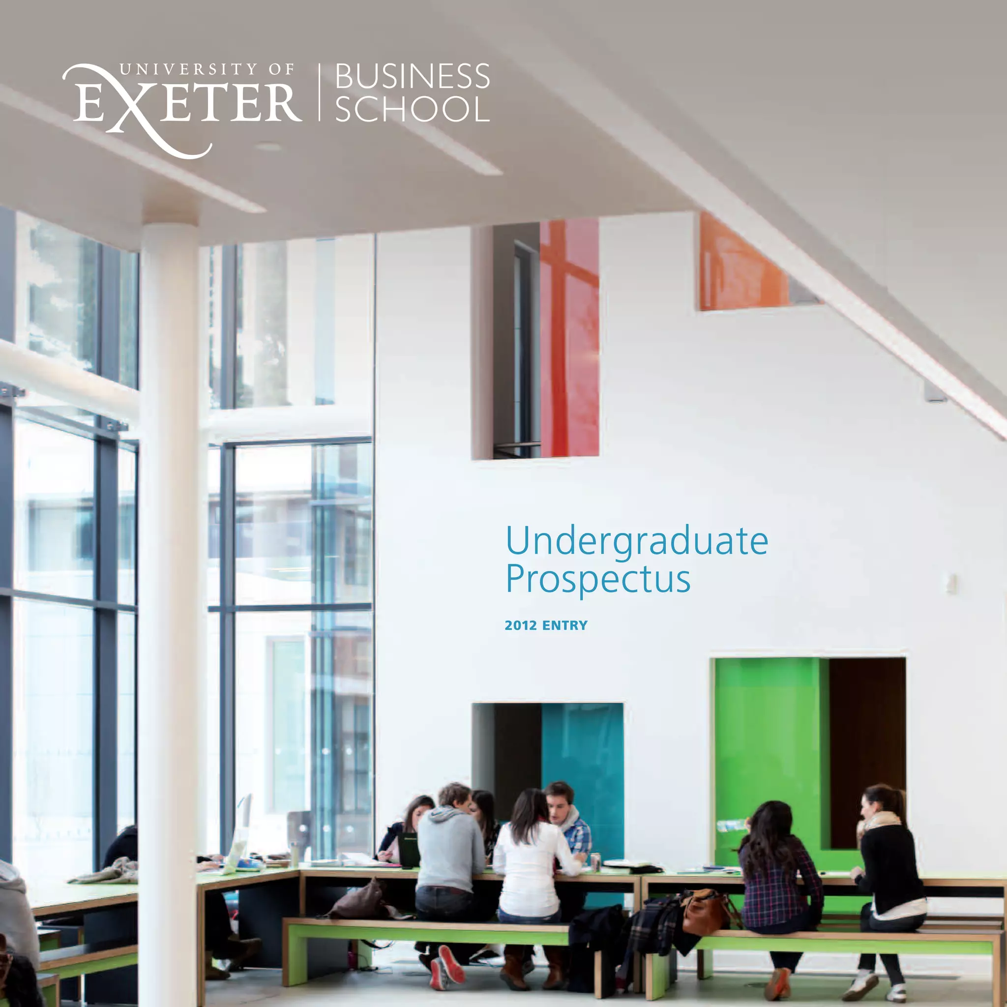 Undergraduate brochure - University of Exeter Business School | PDF