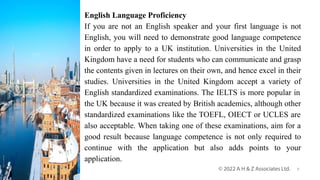 Undergraduate Degree Requirements at UK Universities | PDF