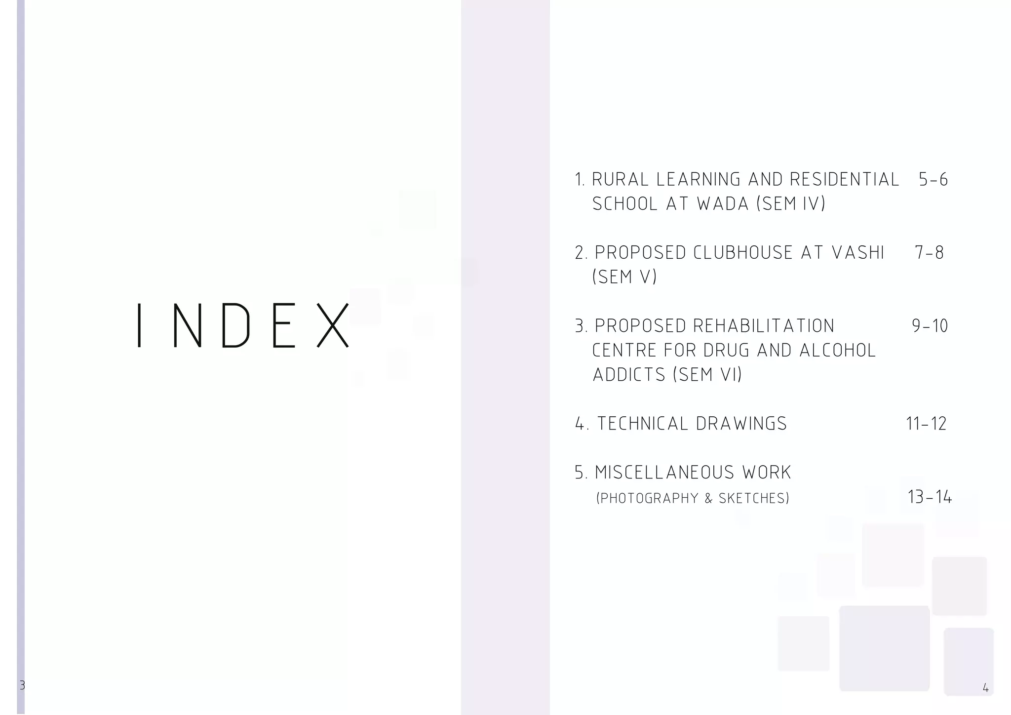 Undergraduate portfolio (B.Arch) | PDF