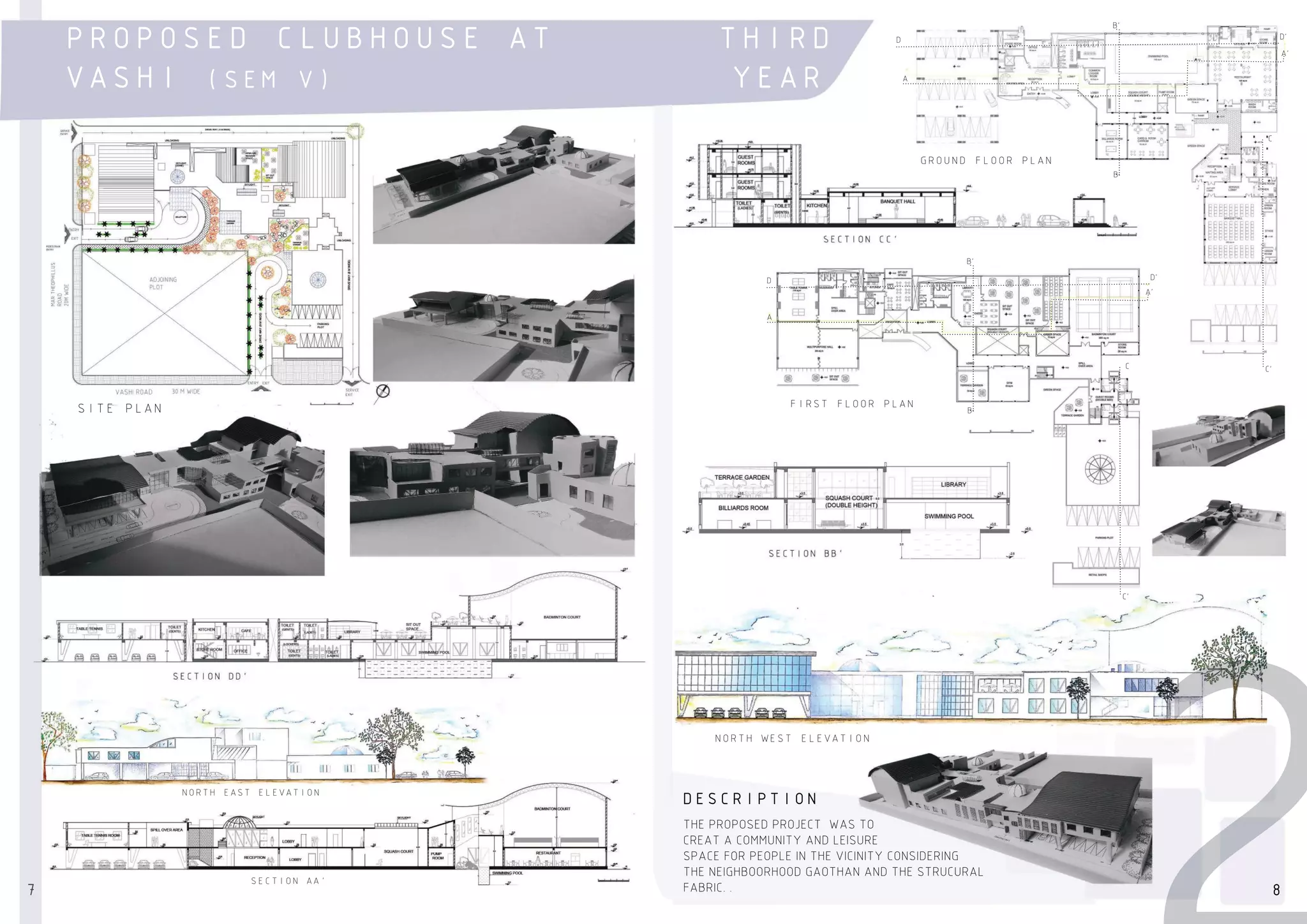 Undergraduate portfolio (B.Arch) | PDF