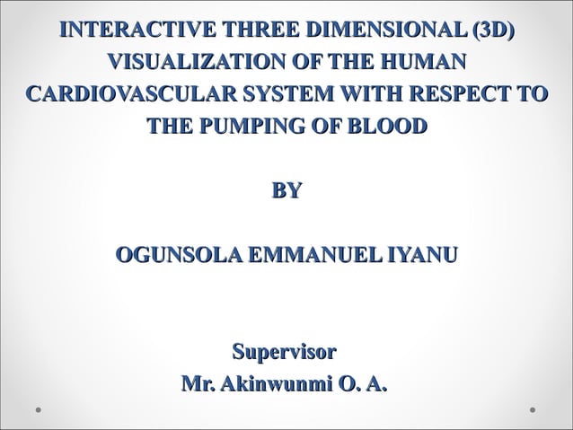 Undergraduate Project Defense Ppt