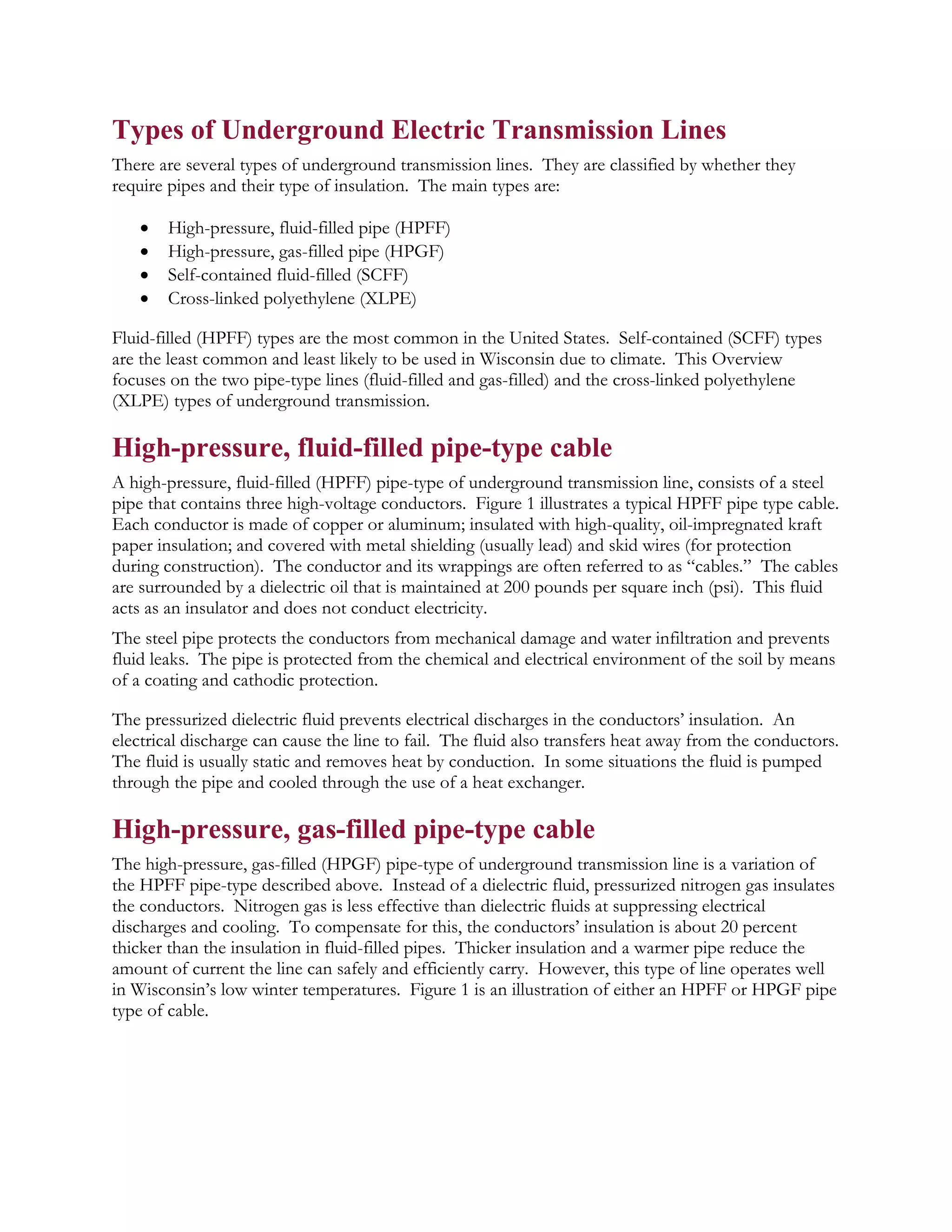 Underground electric-transmission-lines | PDF