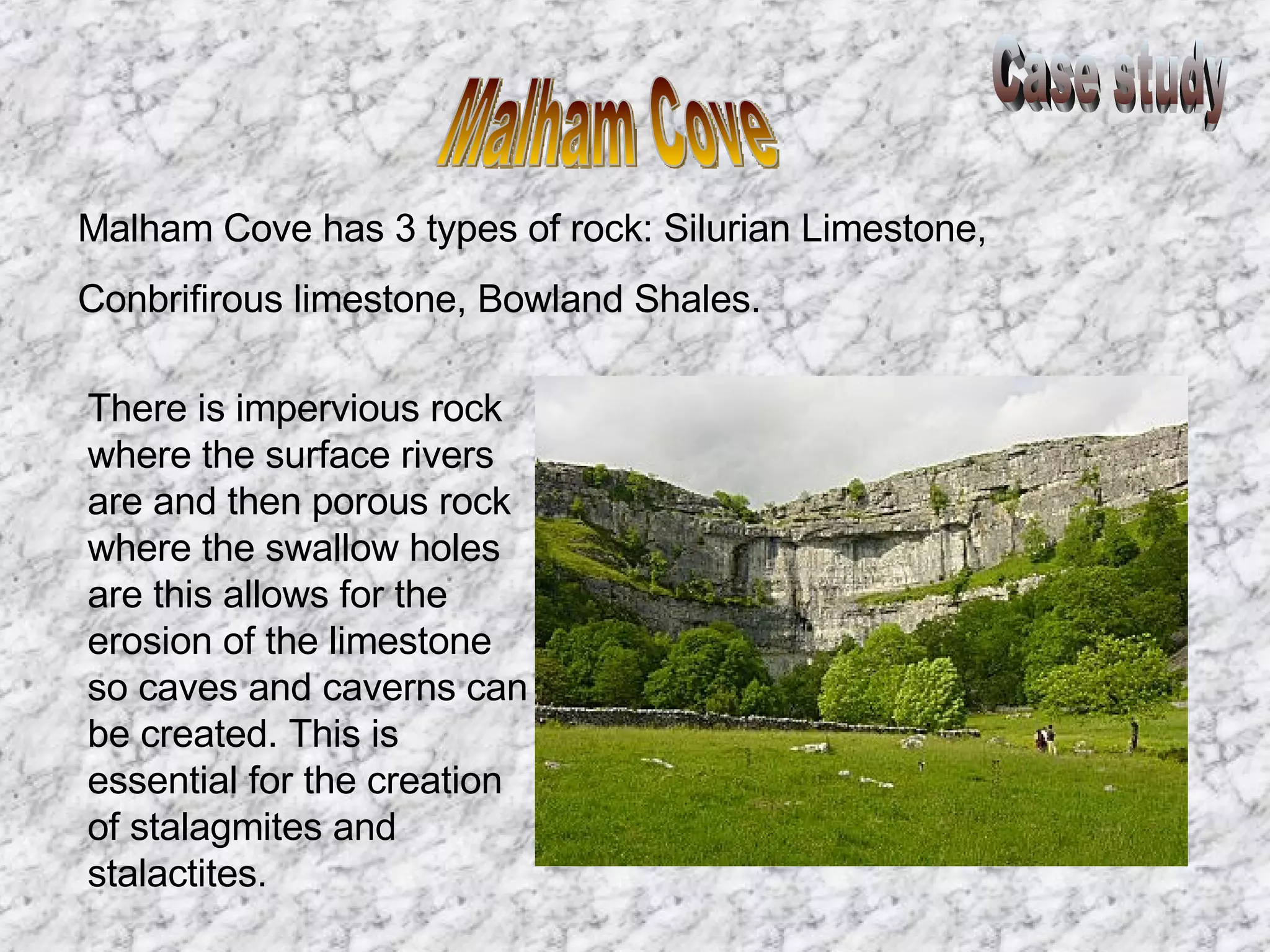 Underground Limestone Features | PPT