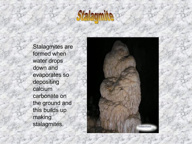 Underground Limestone Features | PPT