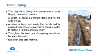 Underground cable | PPTX