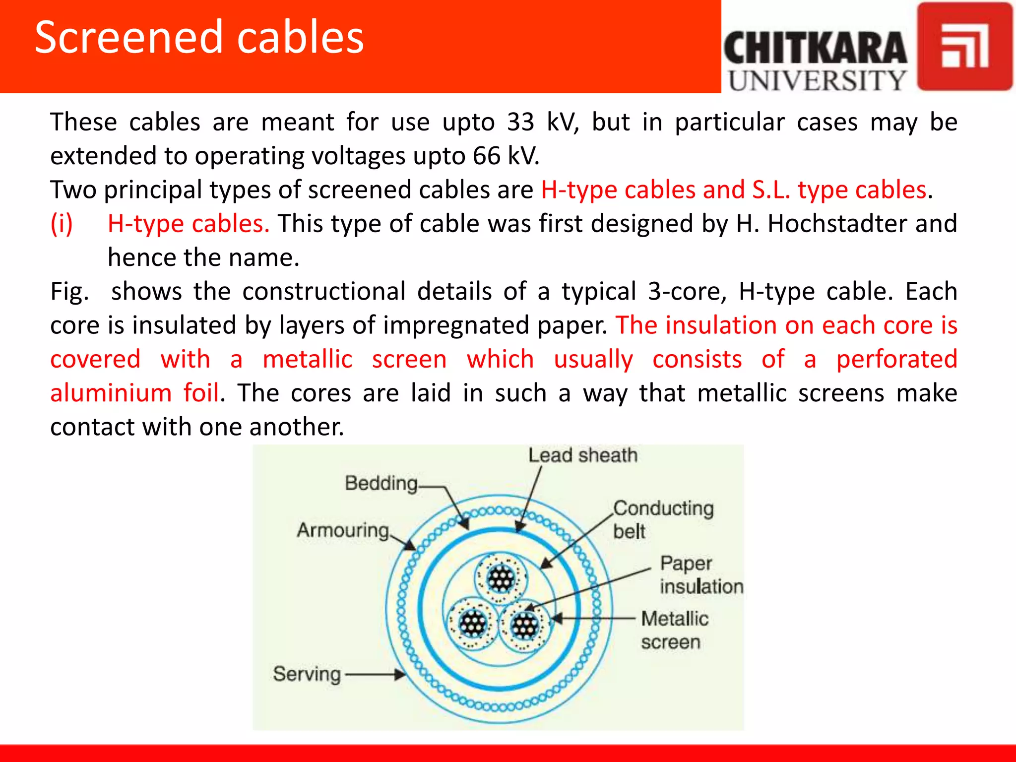 Underground cables | PPTX