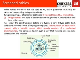 Underground cables | PPTX