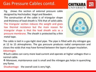 Underground cables | PPTX