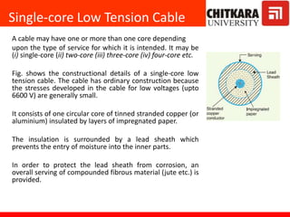 Underground cables | PPTX