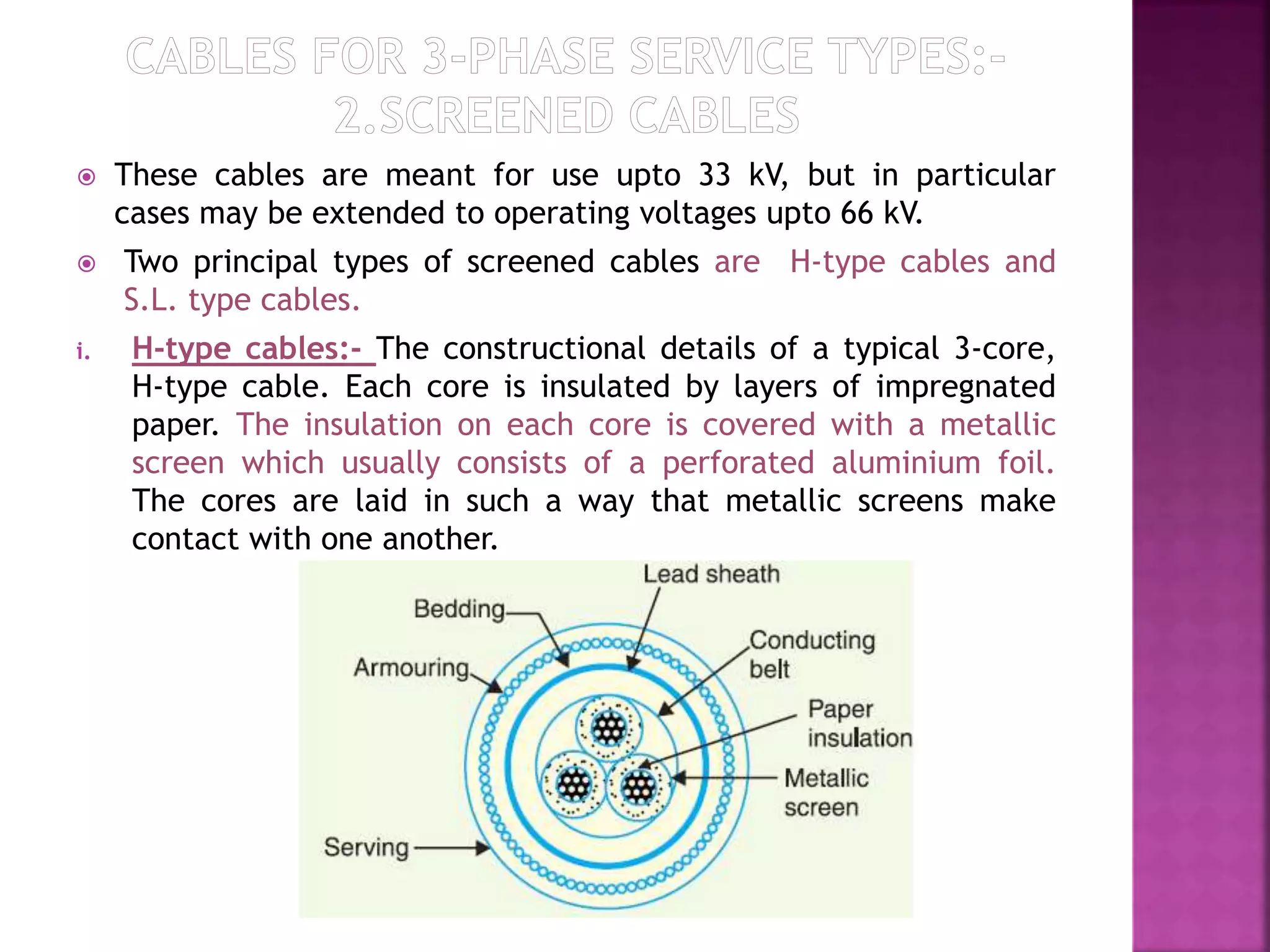 Underground cables | PPTX