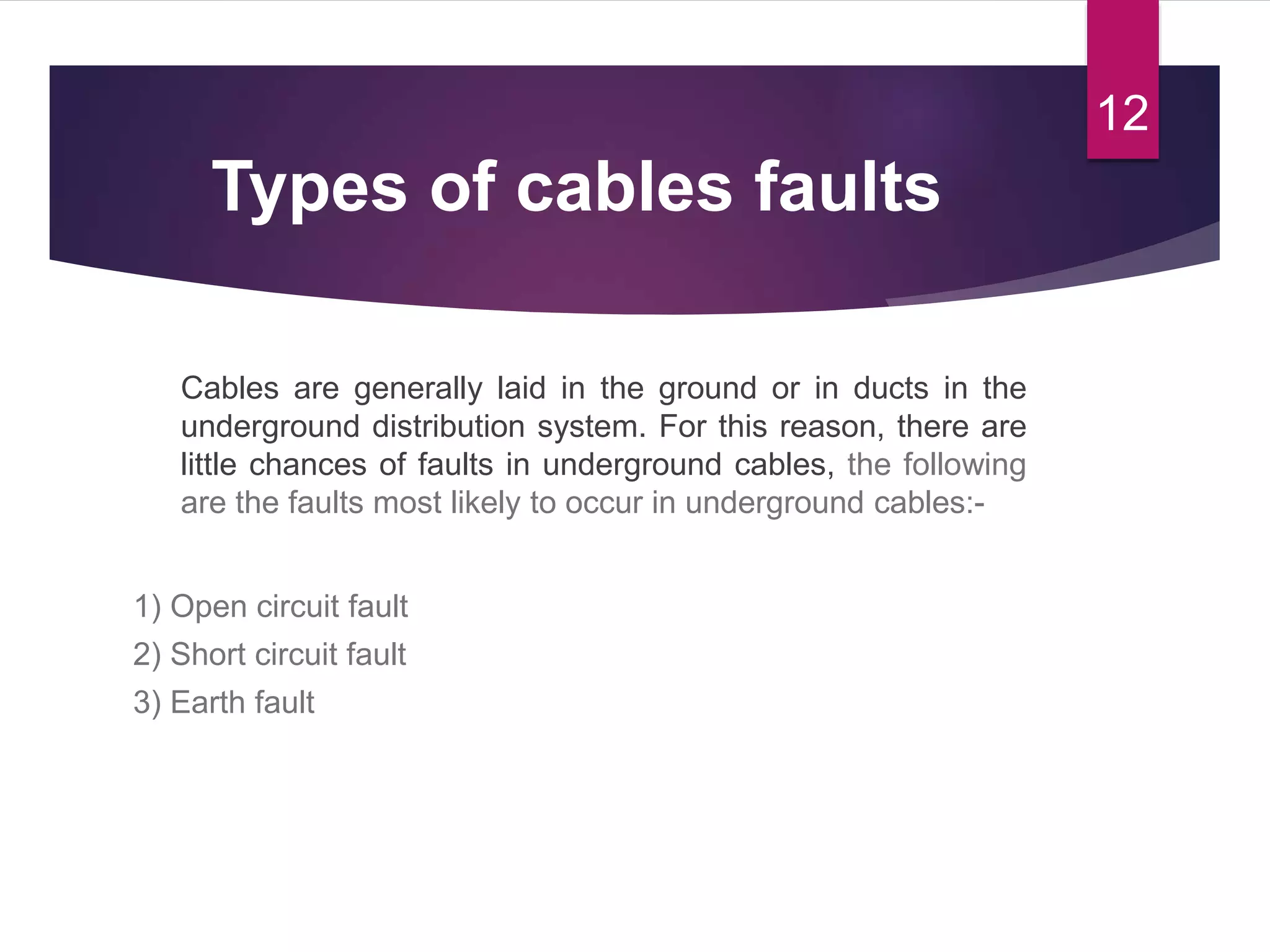 Underground cables | PPTX