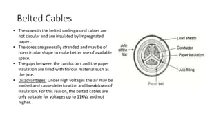 Underground cables | PPTX