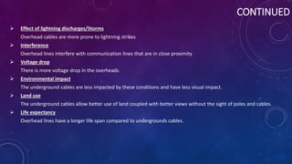 Underground cables | PPT