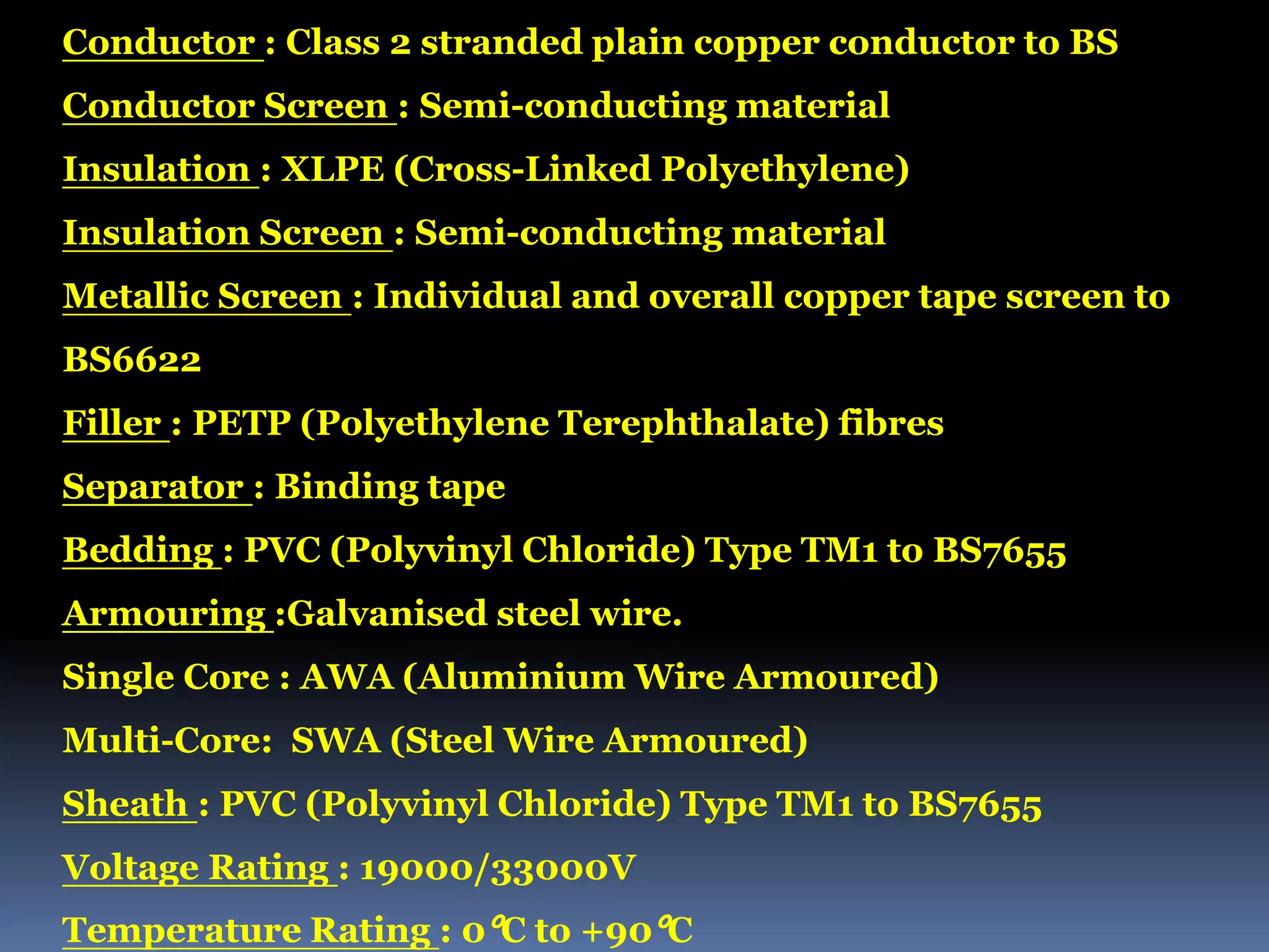 Underground cables | PPT