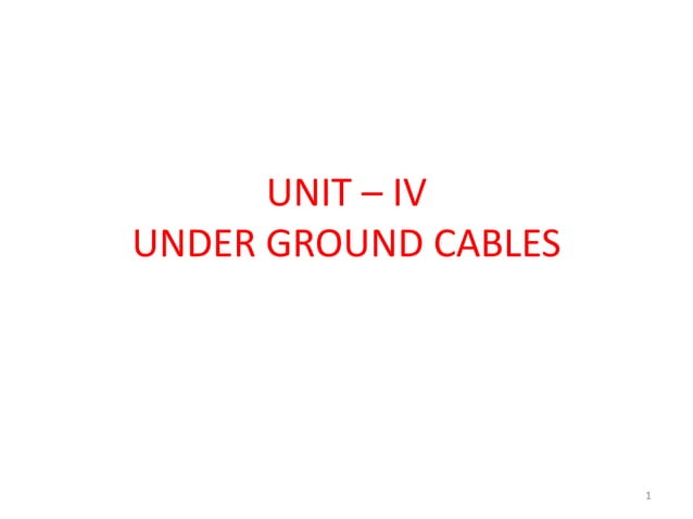 Underground Cables.pptx