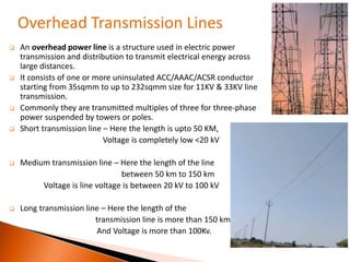 Underground cables vs overhead lines | PPTX
