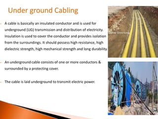 Underground cables vs overhead lines | PPTX