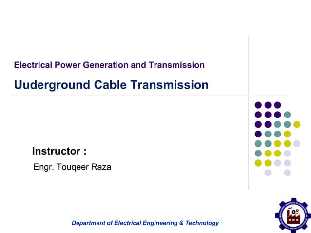 Underground cable transmission.pptx