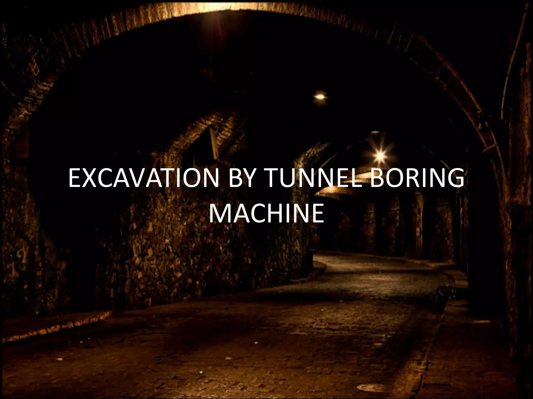 Underground construction Techniques civil final year seminar | PPT