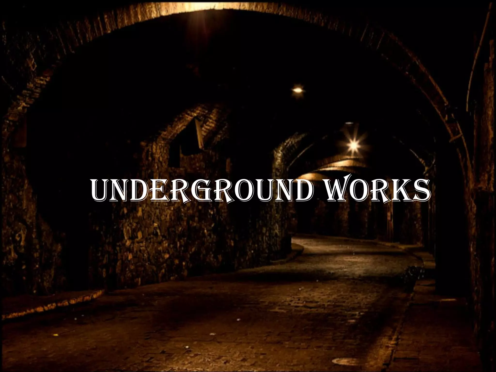 Underground construction Techniques civil final year seminar | PPT