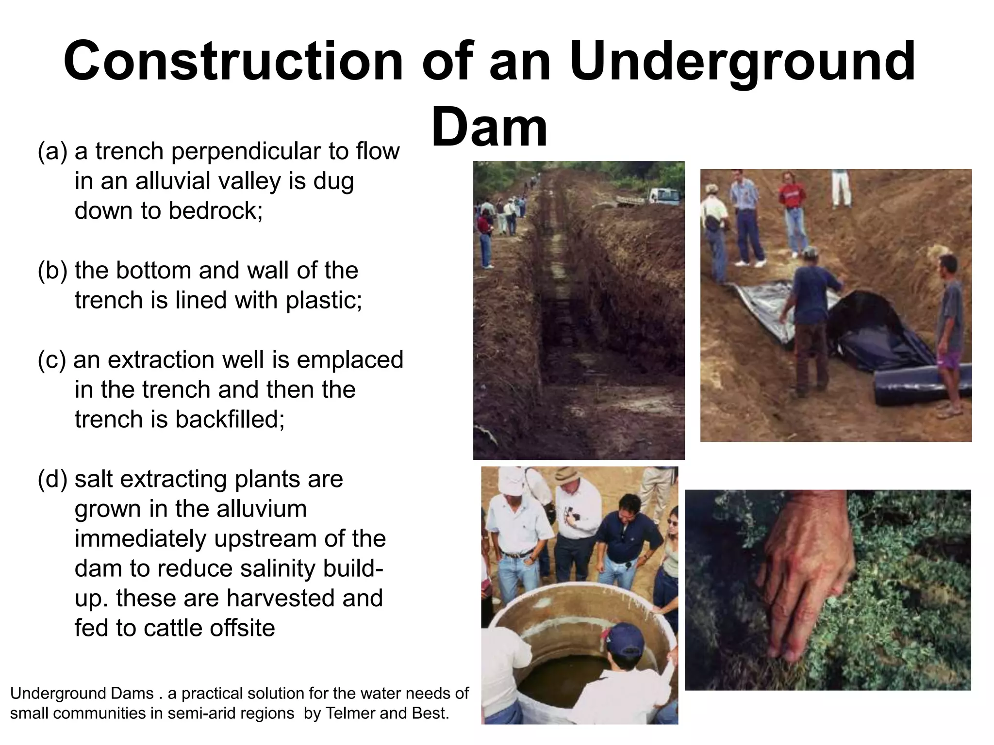 Under ground dams design | PPSX