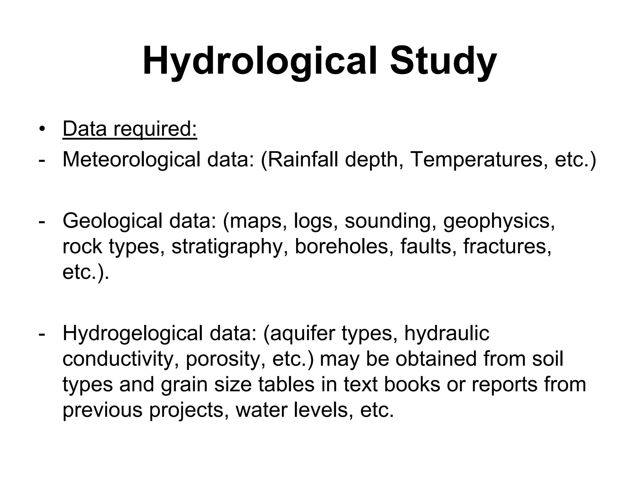 Under ground dams design | PPSX