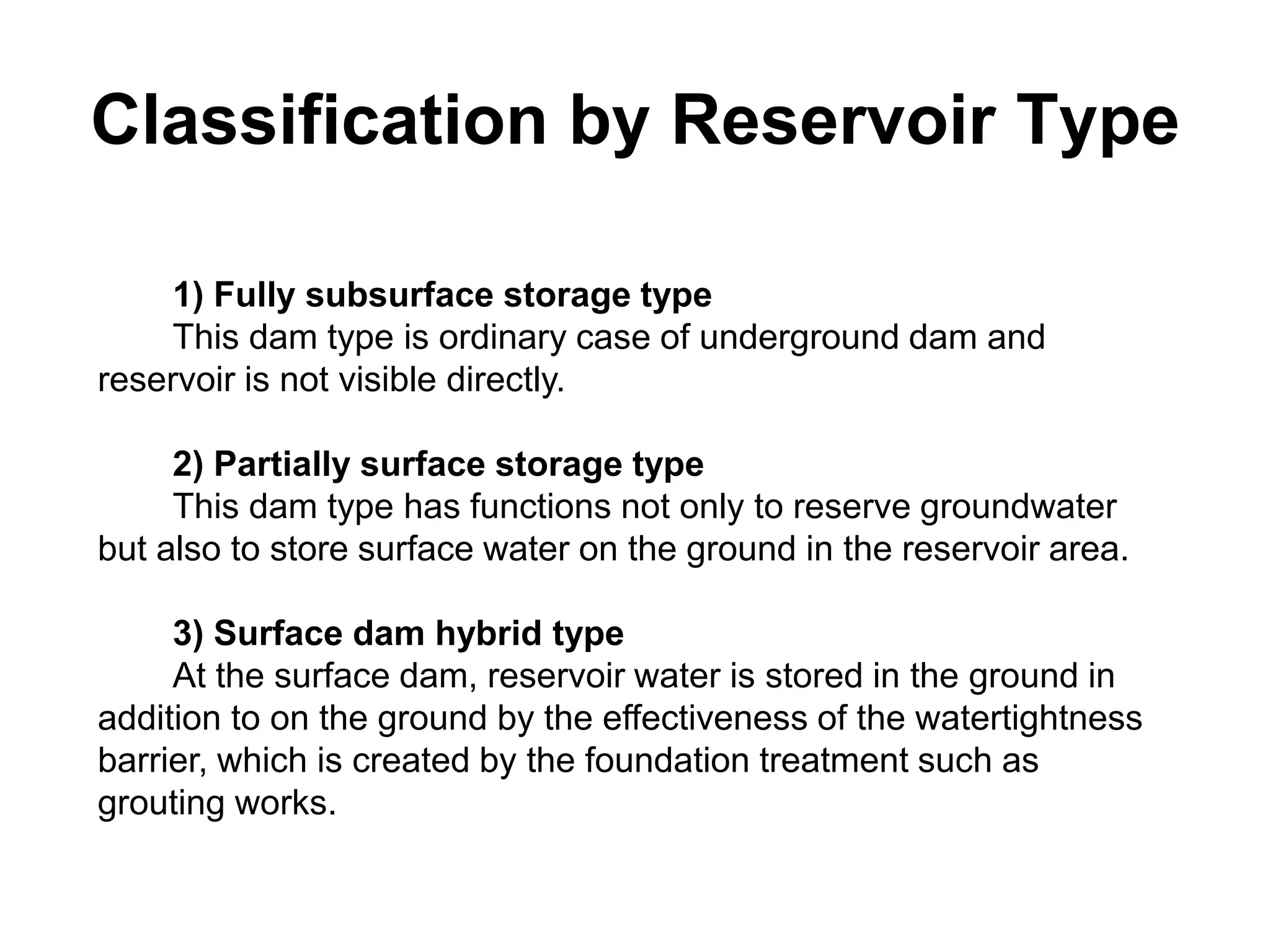Under ground dams design | PPSX