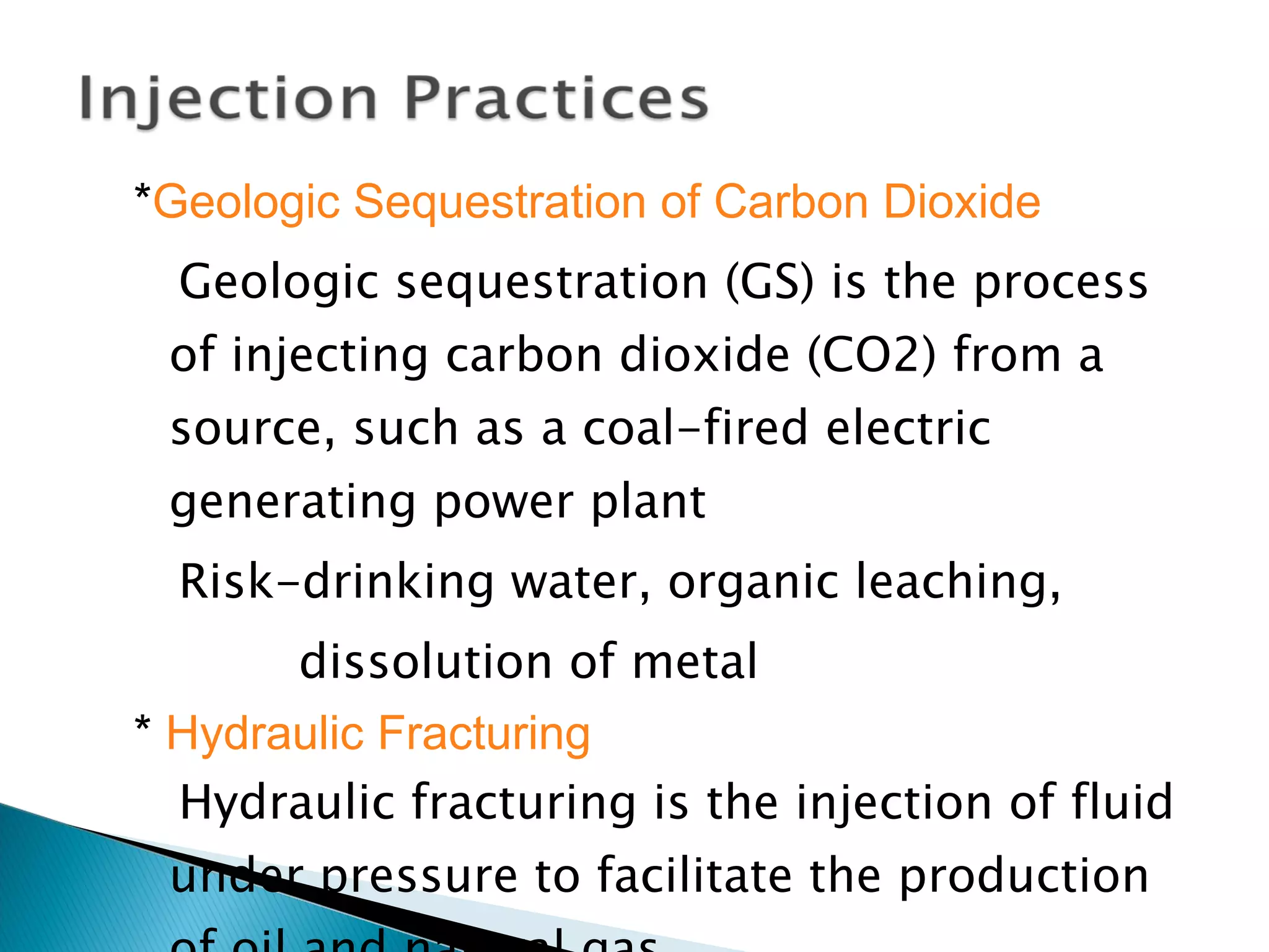 Underground Injection Control | PPT