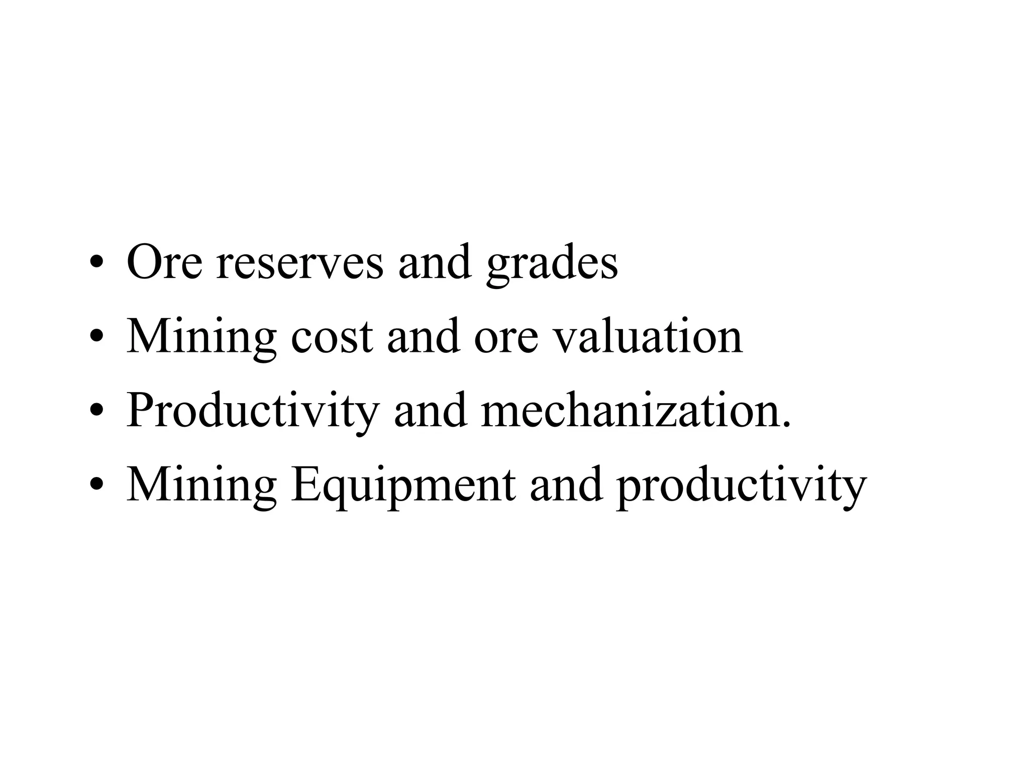 Underground metal mining methods | PPT