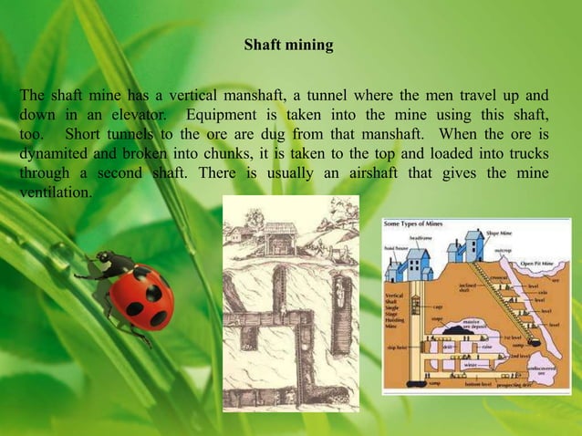 Underground mining | PPTX | Geology | Science