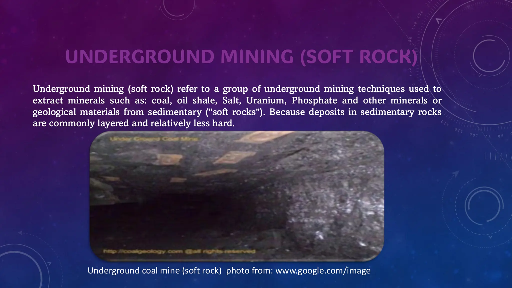 UNDERGROUND MINING presentation by final year students | PDF