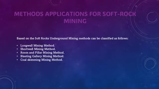 UNDERGROUND MINING presentation by final year students | PDF ...