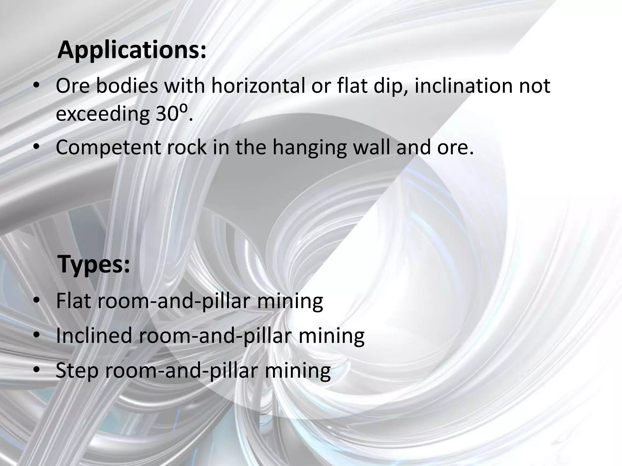 Underground mining method | PPTX